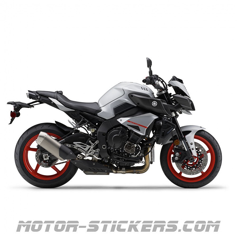 Yamaha MT-10 2019 decals