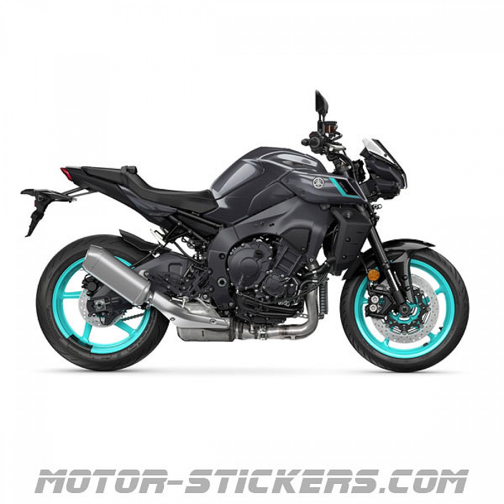 Yamaha MT-10 2024 decals