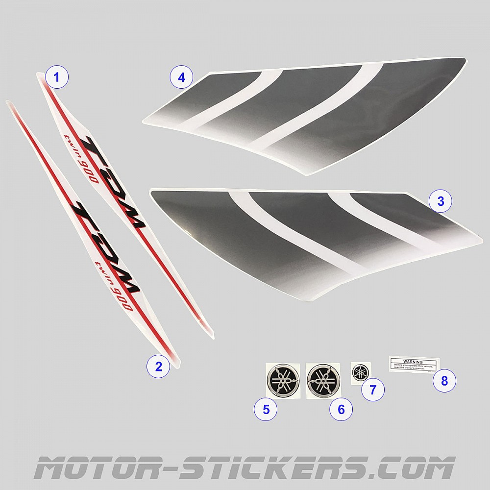 Yamaha TDM 900 '06-2008 decals