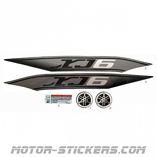 Yamaha XJ6 '09-2010 decals