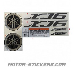 Yamaha XJ6 '11-2012 pegatinas