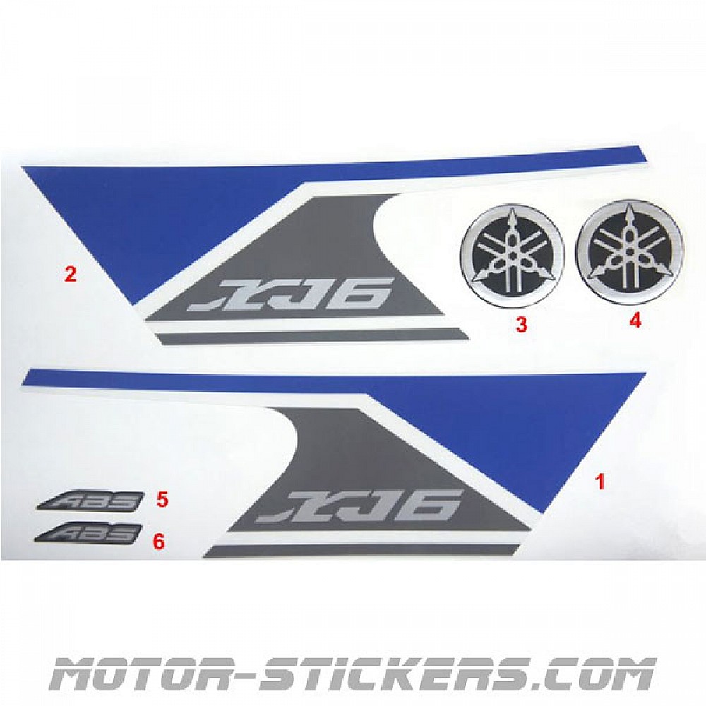 Yamaha XJ6 2013 decals