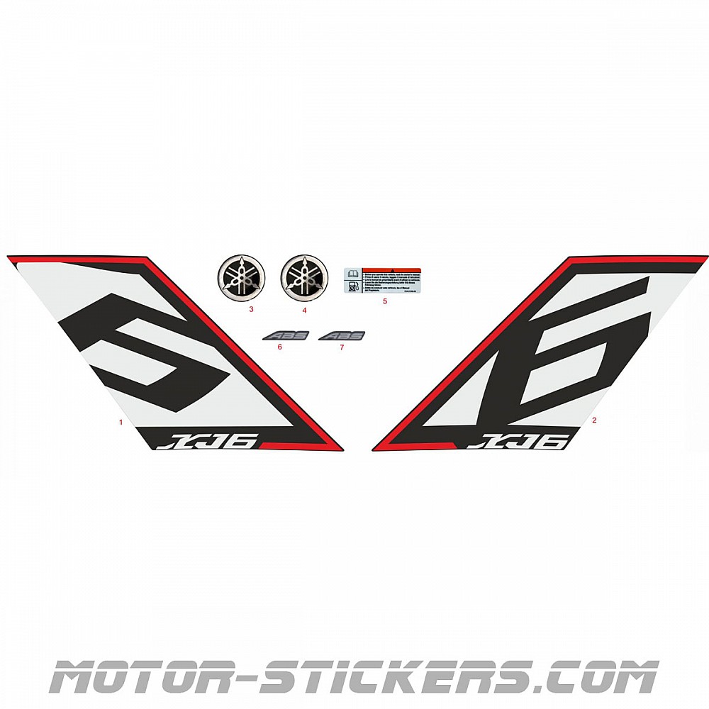 Yamaha XJ6 2013 stickers