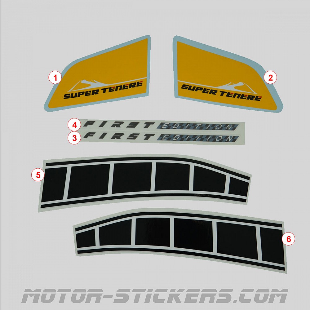 Yamaha XT 1200 Z Super Tenere '10-2011 decals