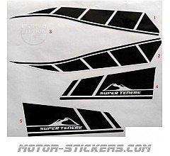 Yamaha XT 1200 Z Super Tenere 2012 decals