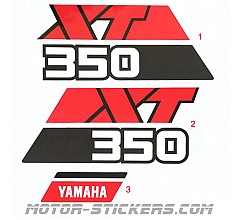 Yamaha XT 350 '86-2000 decals