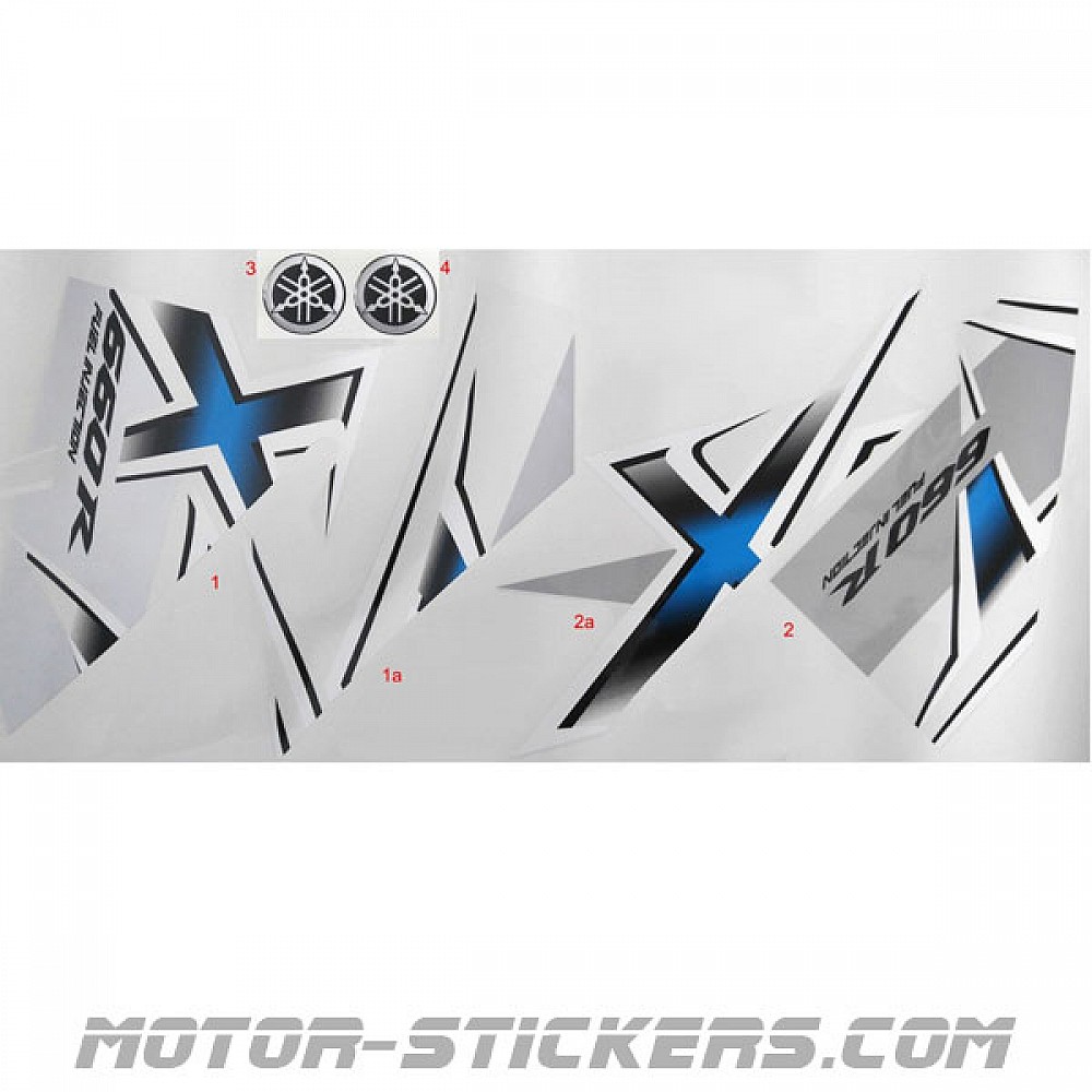 Yamaha XT 660R 2007 decals