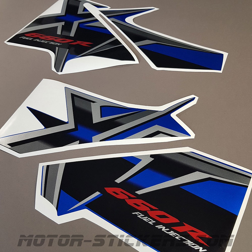 Yamaha XT 660R 2008 decals