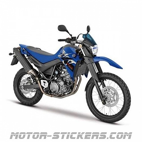 Yamaha XT 660R 2008 decals