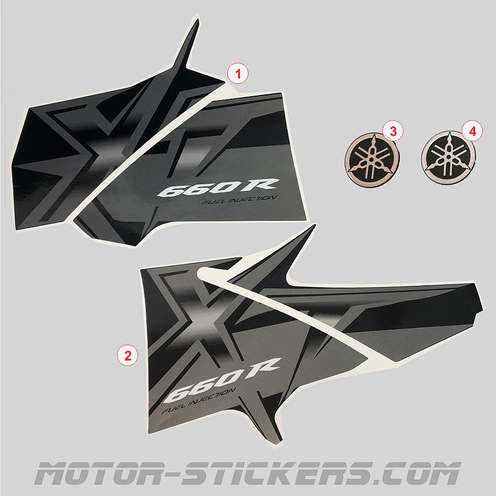 Yamaha XT 660R 2008 decals