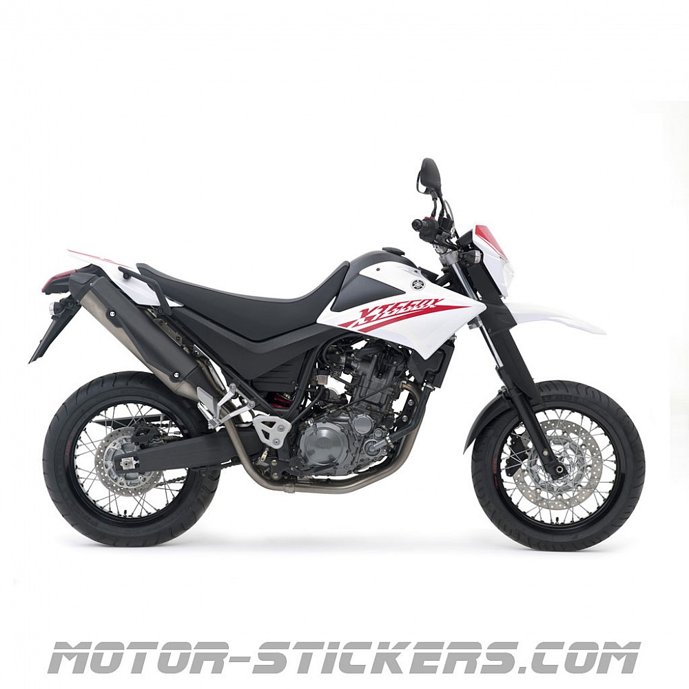 Yamaha XT 660X 2008 decals