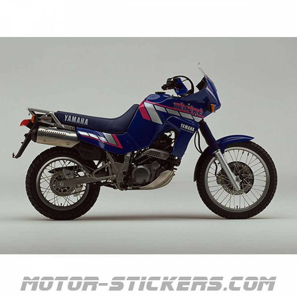 Yamaha XTZ 660 Tenere 1992 decals