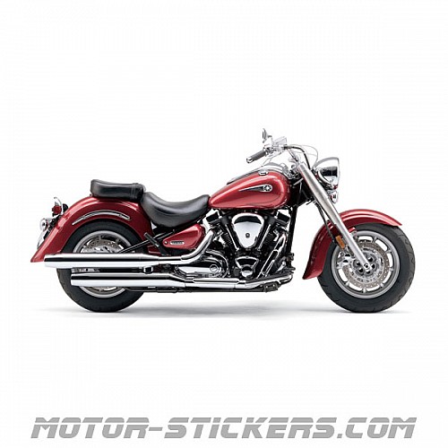 Yamaha XV 1700 Road Star decals