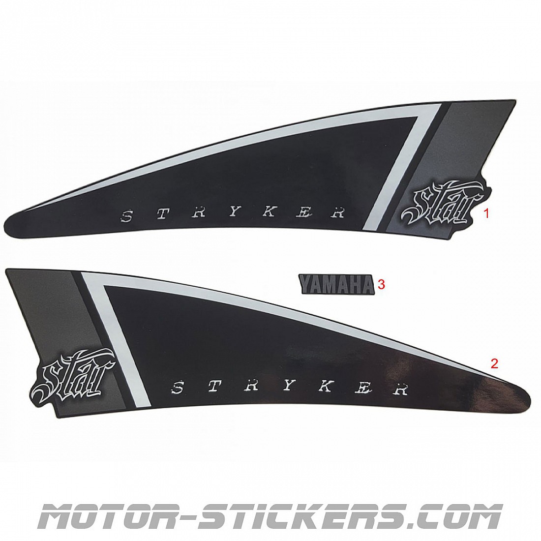 Yamaha XVS 1300 Stryker 2013 decals