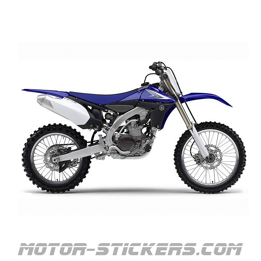 Yamaha YZ 450F 2010 decals