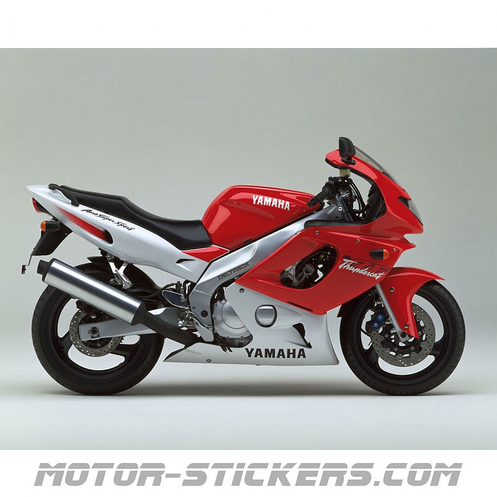 Yamaha YZF 600R Thundercat 1996 decals