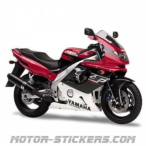 Yamaha YZF 600R Thundercat '98-2001 decals