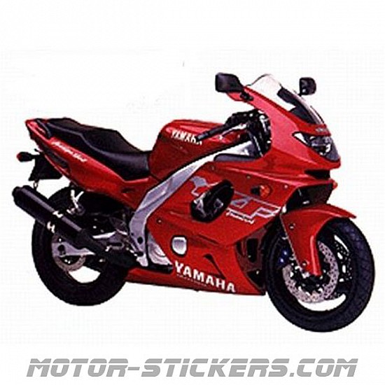 Yamaha YZF 600R Thundercat '98-2001 decals