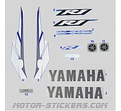 Yamaha YZF R1 2003 decals
