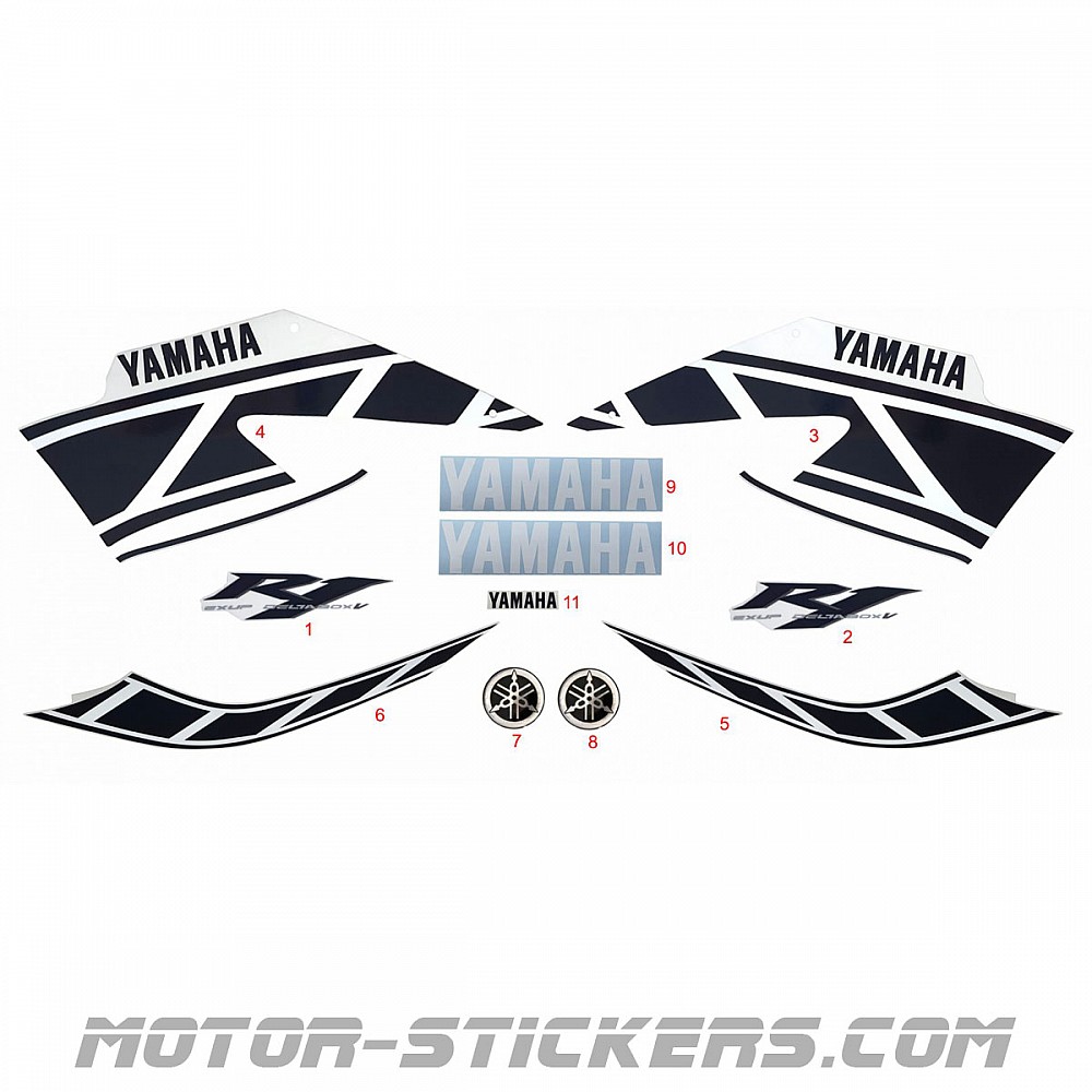 Yamaha YZF R1 2006 decals