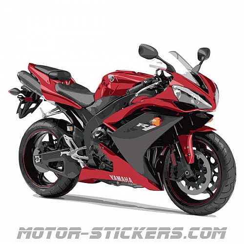 Yamaha YZF R1 2007 decals