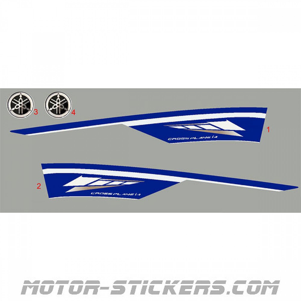 Yamaha YZF R1 2014 decals