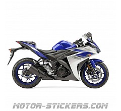 Yamaha YZF R3 2015 decals