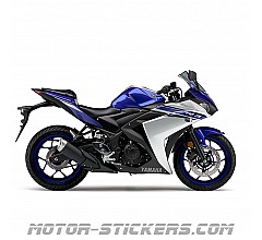 Yamaha YZF R3 2016 decals
