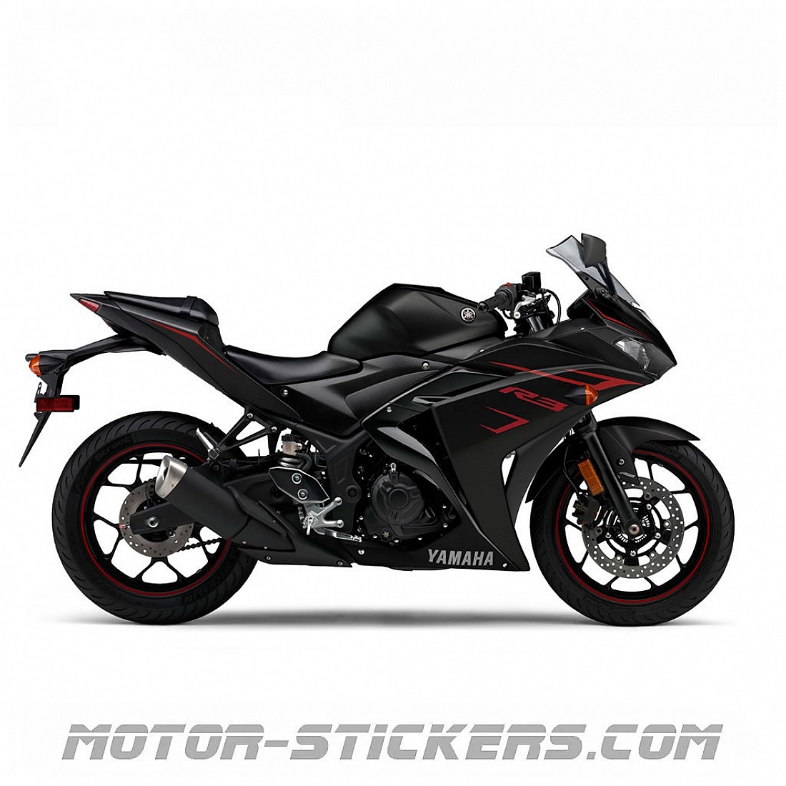 Yamaha YZF R3 2018 decals