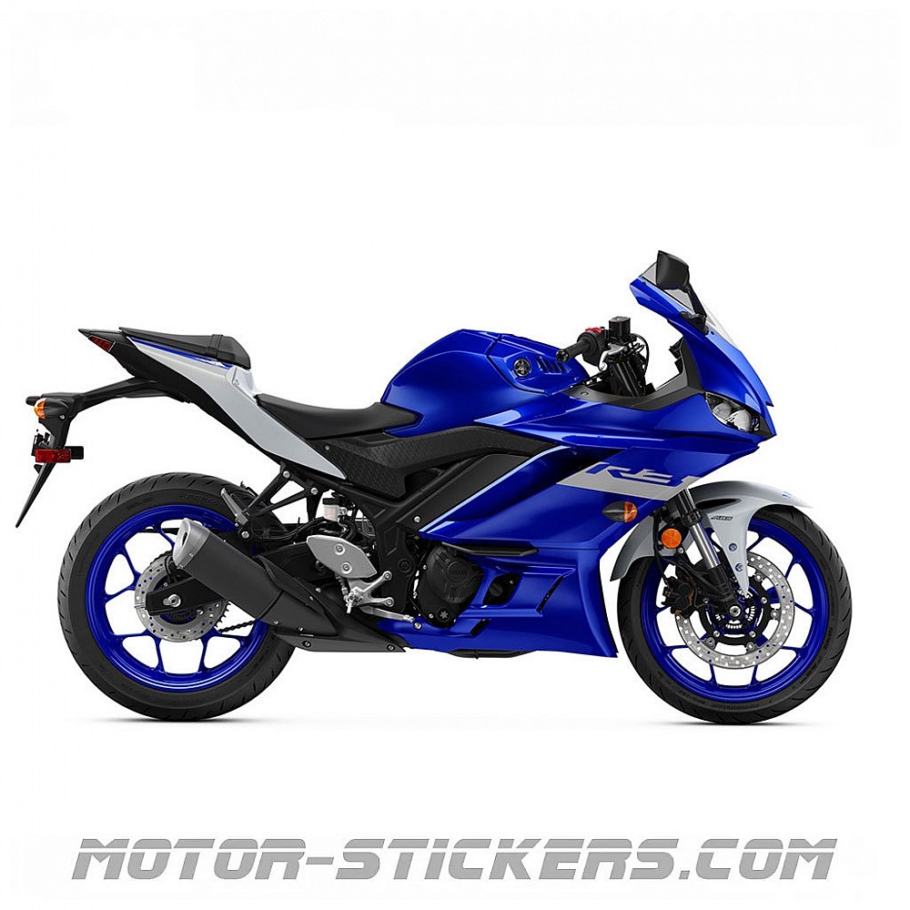 Yamaha YZF R3 2020 decals