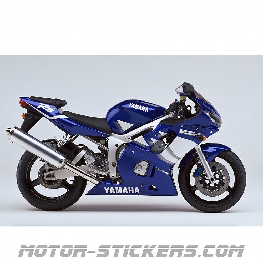 Yamaha YZF R6 2000 decals