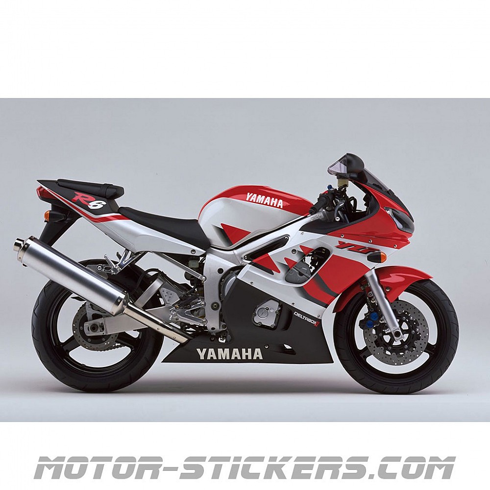 Yamaha YZF R6 2000 decals