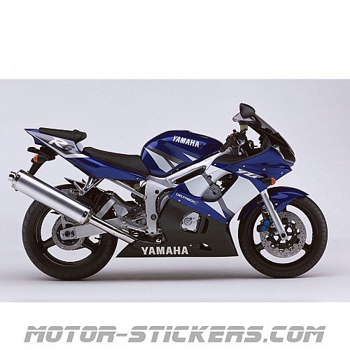 Yamaha YZF R6 2002 decals