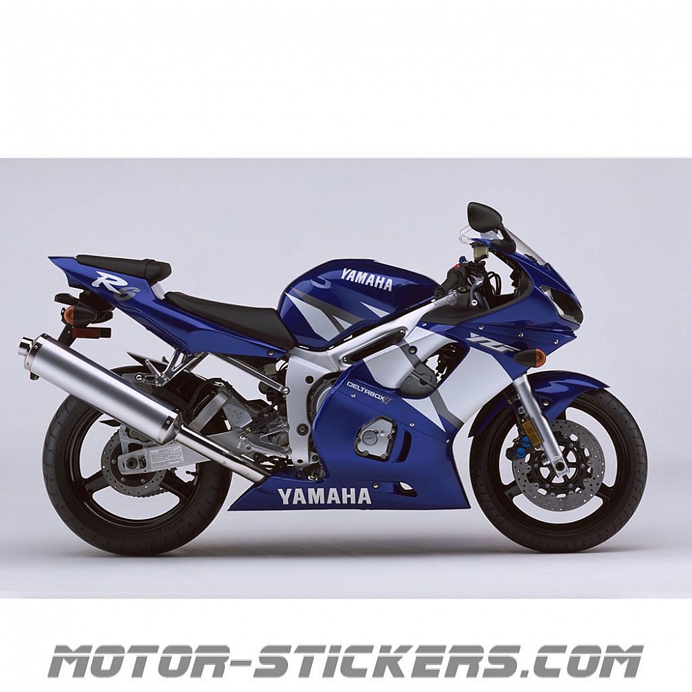 Yamaha YZF R6 2002 decals