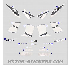 Yamaha YZF R6 2002 decals