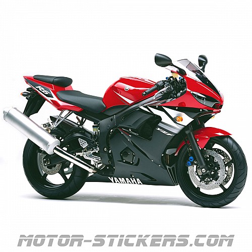 Yamaha YZF R6 2003 decals