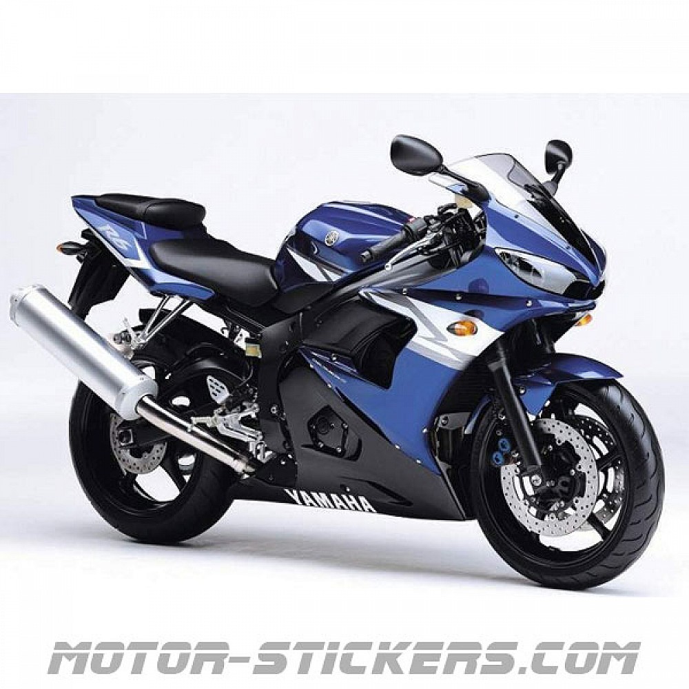 Yamaha YZF R6 2004 decals
