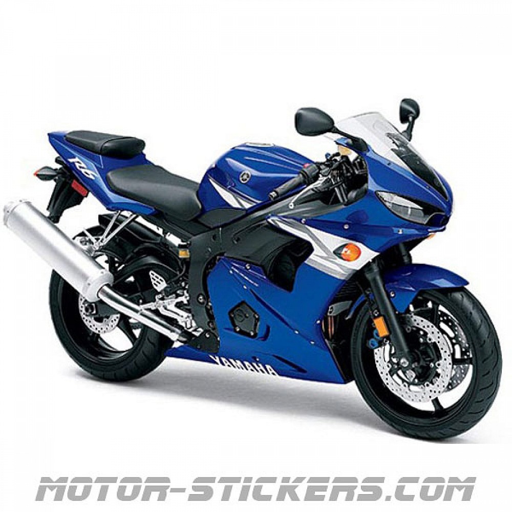 Yamaha YZF R6 2004 pegatinas