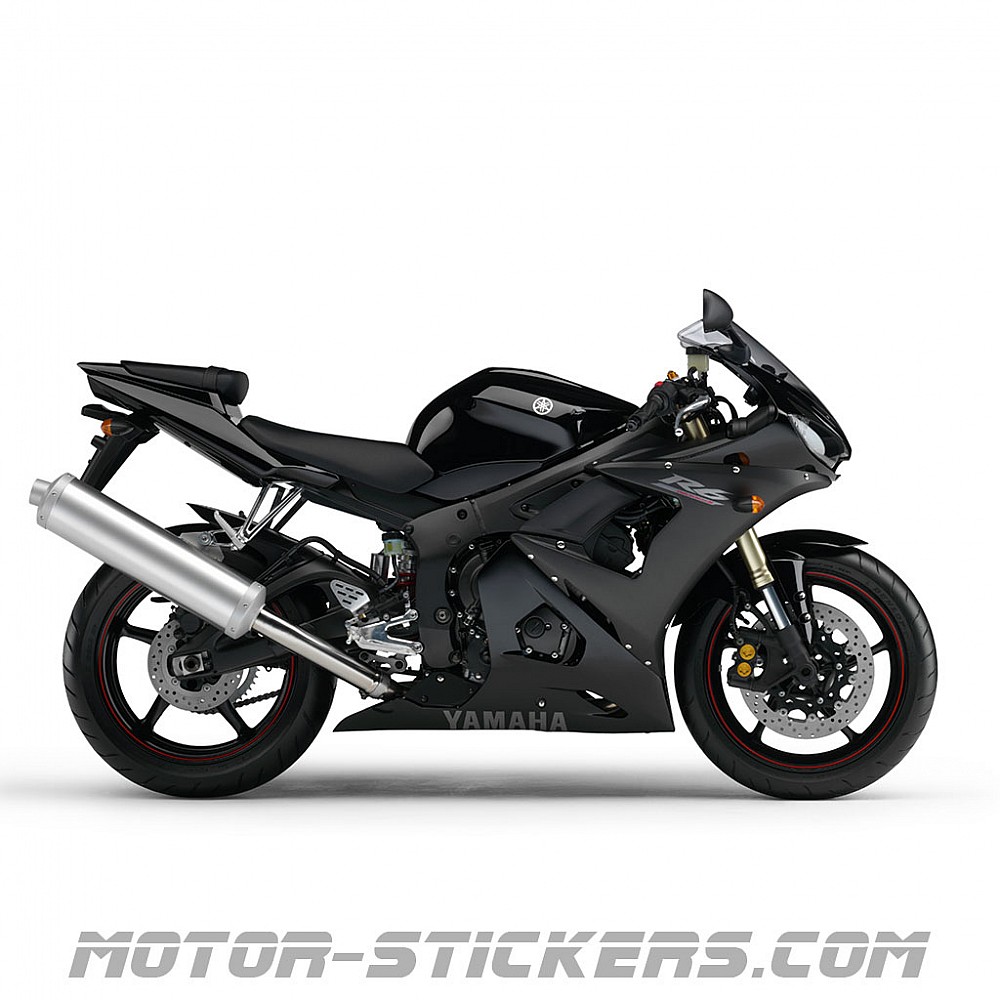 Yamaha YZF R6 2005 decals