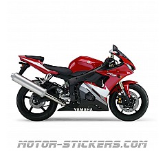 Yamaha YZF R6 2005 pegatinas