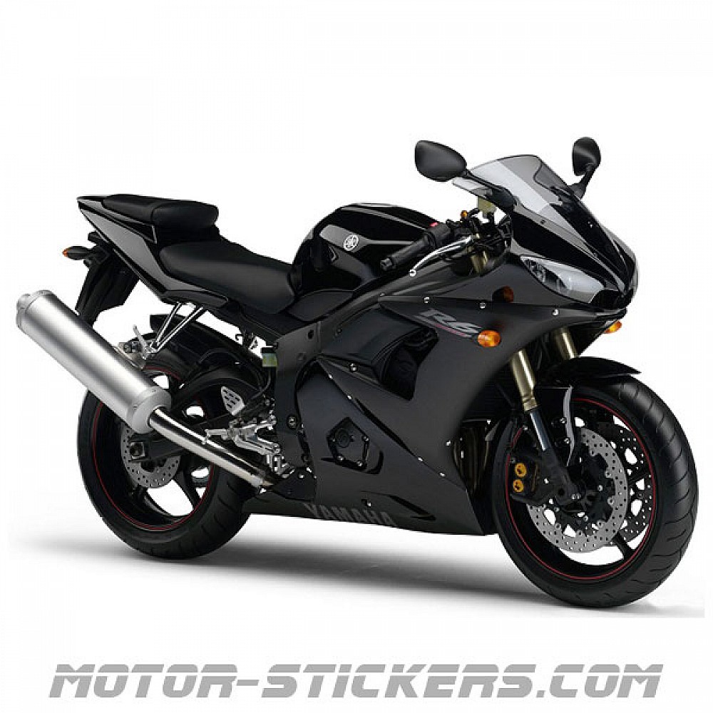 Yamaha YZF R6 2005 pegatinas