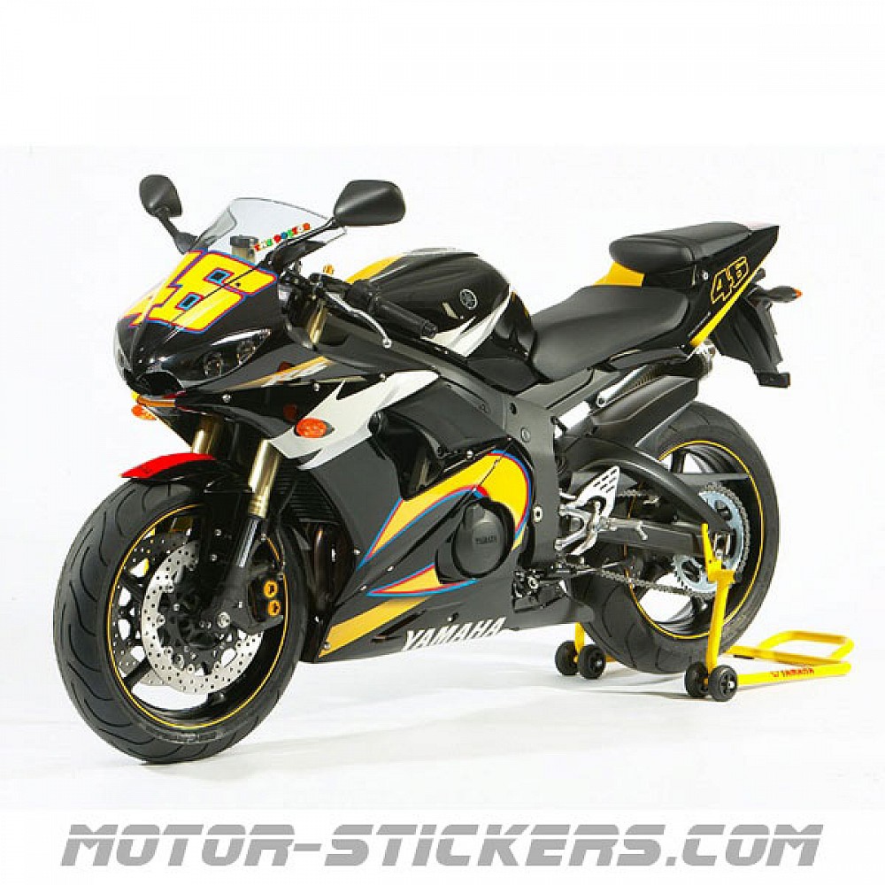Yamaha YZF R6 2005 decals