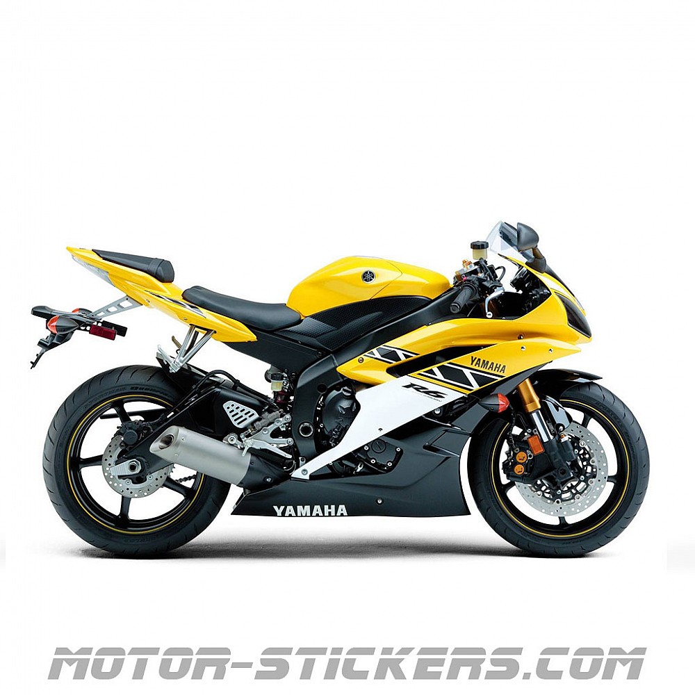 Yamaha YZF R6 2006 decals