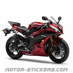 Yamaha YZF R6 2007 decals