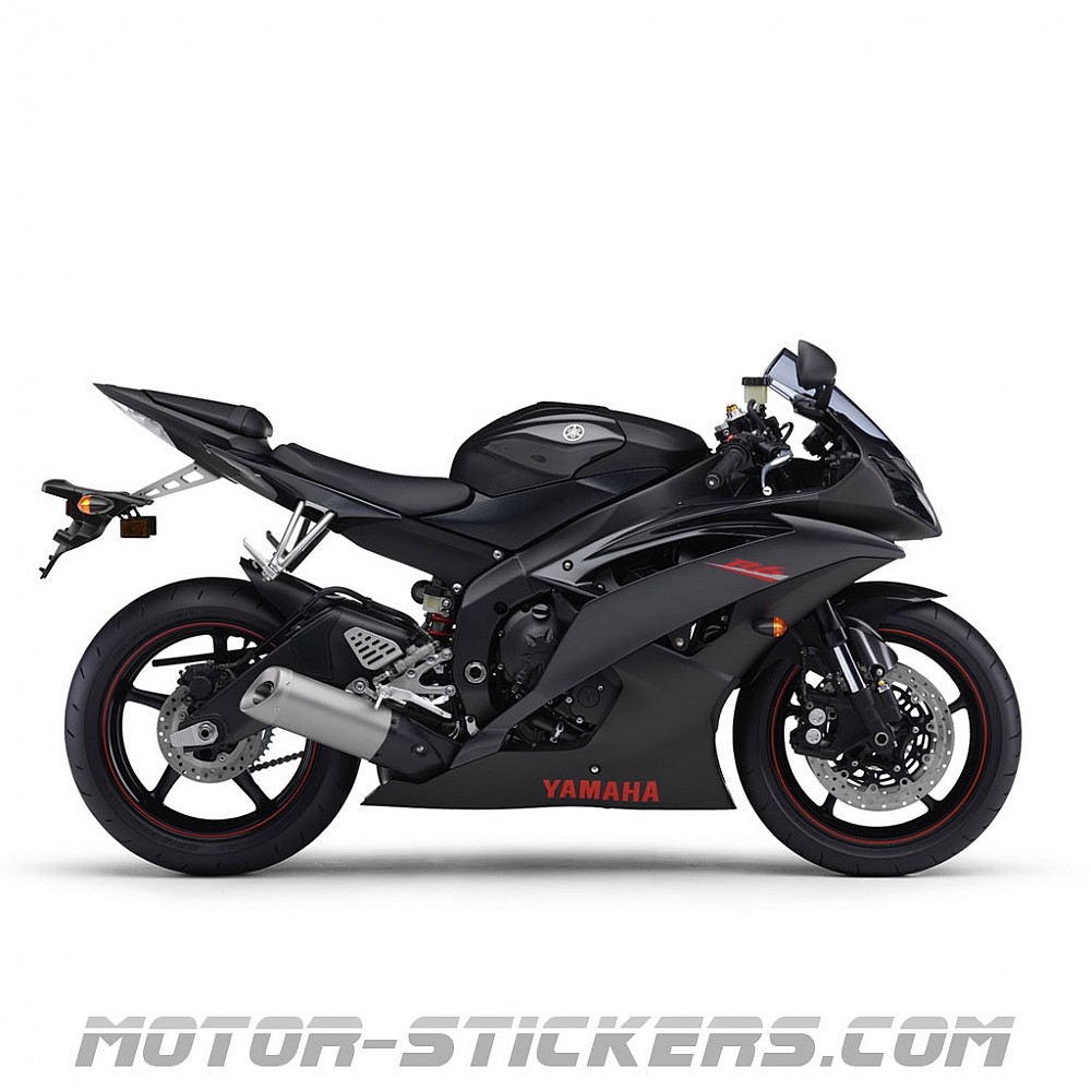 Yamaha YZF R6 2008 decals