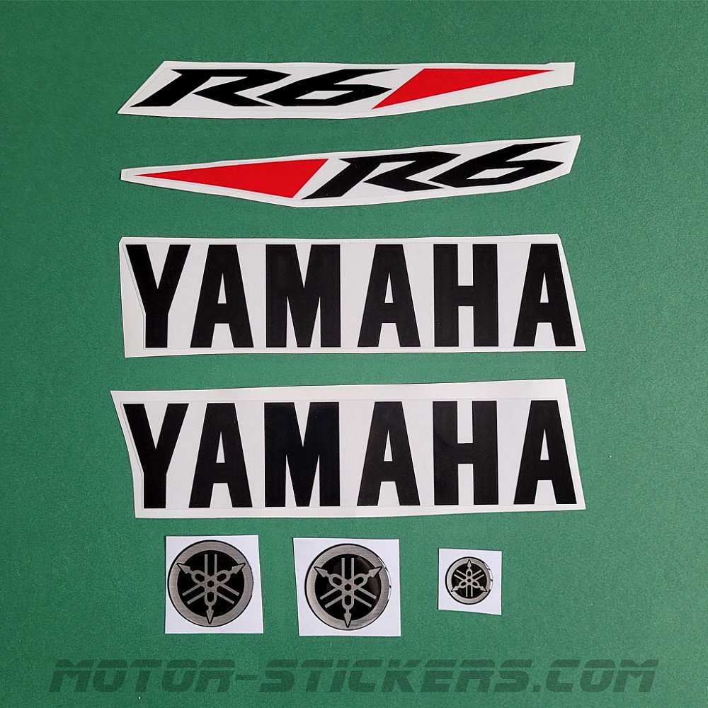 Yamaha YZF R6 2010 decals