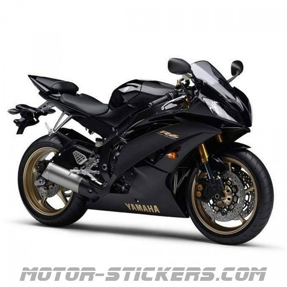 Yamaha YZF R6 2010 decals