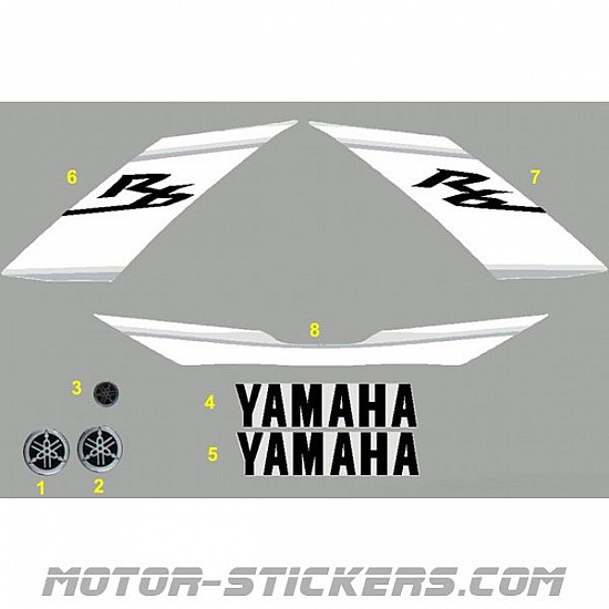 Yamaha YZF R6 2009 decals