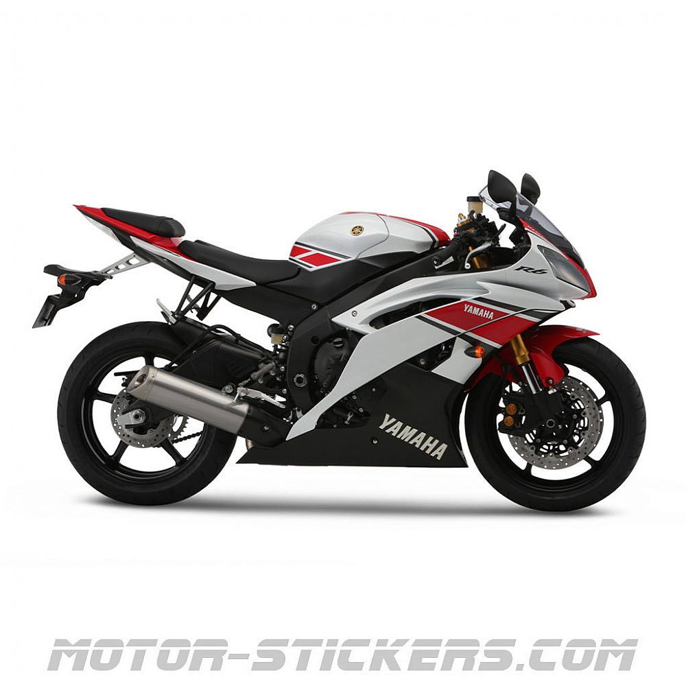 Yamaha YZF R6 2012 pegatinas