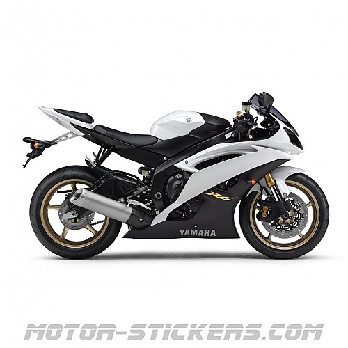 Yamaha YZF R6 2012 decals